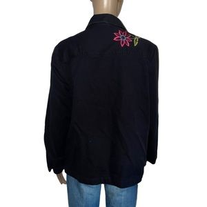 White Stag | Jackets & Coats | Vintage 9s White Stag Floral Embroidered ...